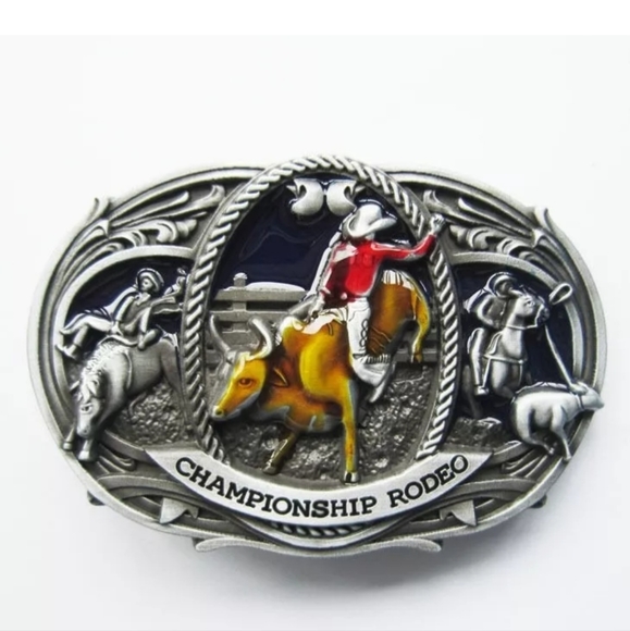 Accessories | New Western Bull Rider Bull Riding Belt Buckle | Poshmark